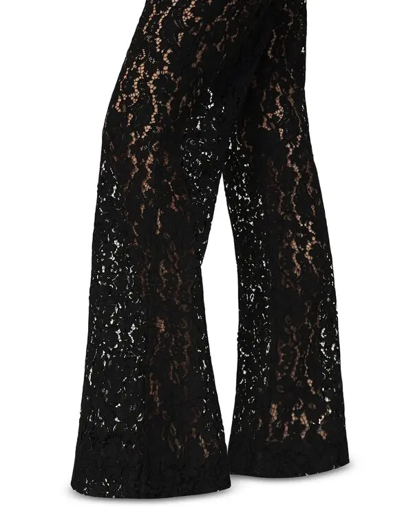 REISS Lace Wide Leg Pants