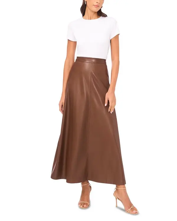 Vince Camuto Seam Front Ankle Length Skirt