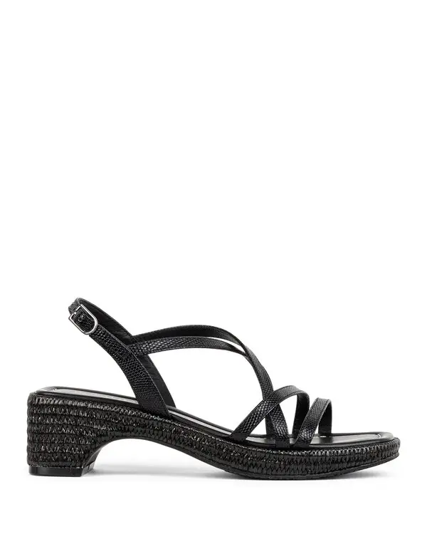 DONALD PLINER Strappy Espadrille High Heel Sandals