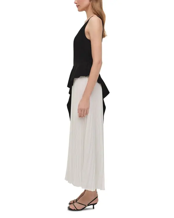 Simkhai Zayla Asymmetric Dress - Black Multi