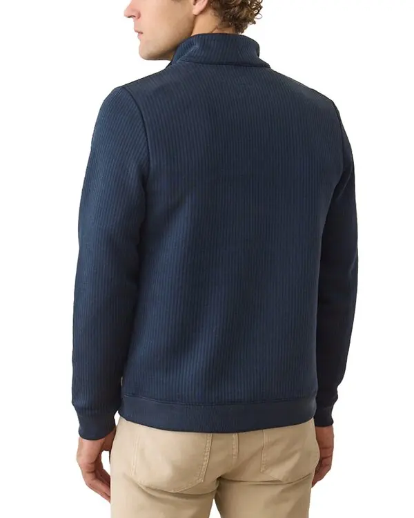 Marine Layer Corbet Quilted Quarter Zip Sweater