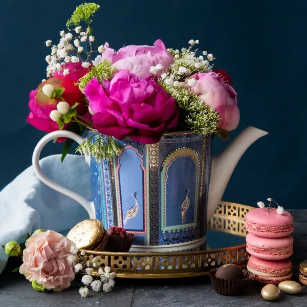 PORTMEIRION Sara Miller India Lattice Windows Teapot