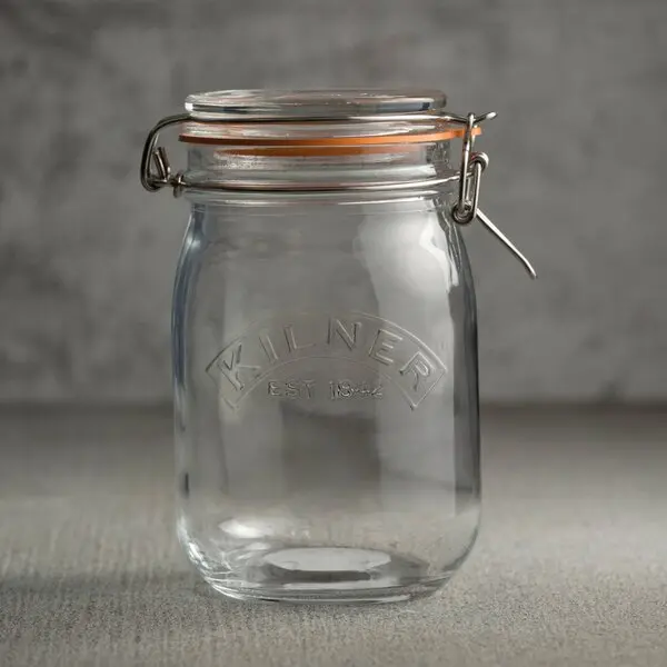KILNER Round Clip Top Jars, Set Of 3
