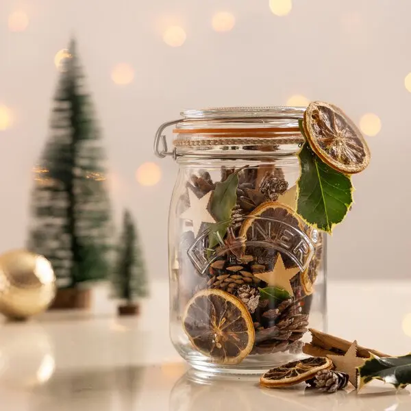 KILNER Round Clip Top Jars, Set Of 3
