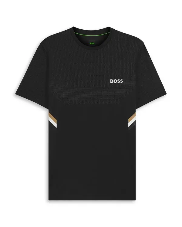 BOSS Tee Tech Toc Slim Fit Logo Tee - Black