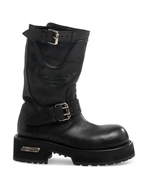 Balenciaga Venom Buckle Boots - Noir Multi