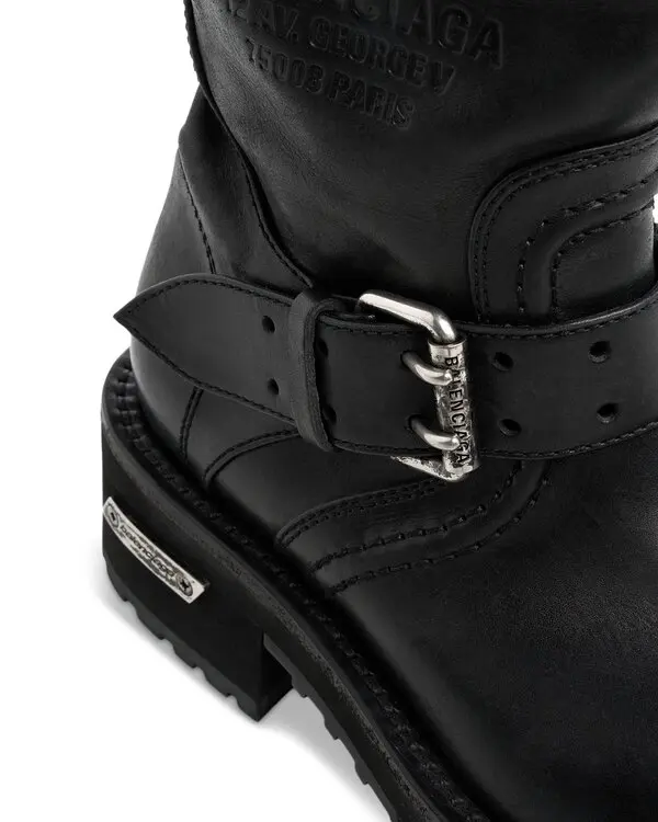 Balenciaga Venom Buckle Boots - Noir Multi