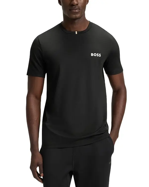 BOSS Tee Toc Slim Fit Logo Tee - Black