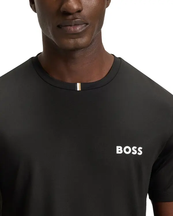 BOSS Tee Toc Slim Fit Logo Tee - Black