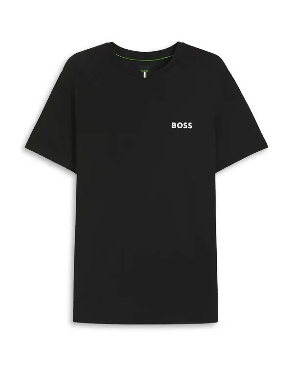 BOSS Tee Toc Slim Fit Logo Tee - Black