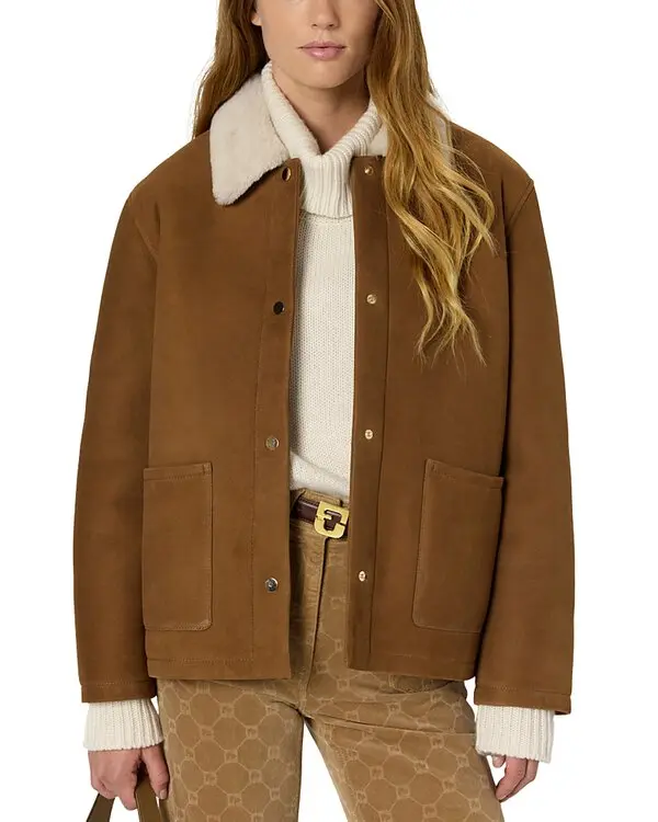 Gerard Darel Noemie Suede Jacket