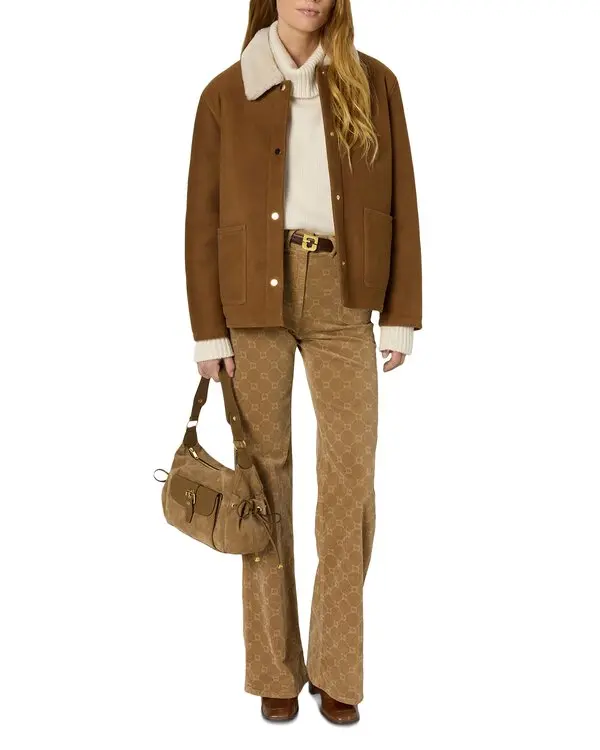 Gerard Darel Noemie Suede Jacket