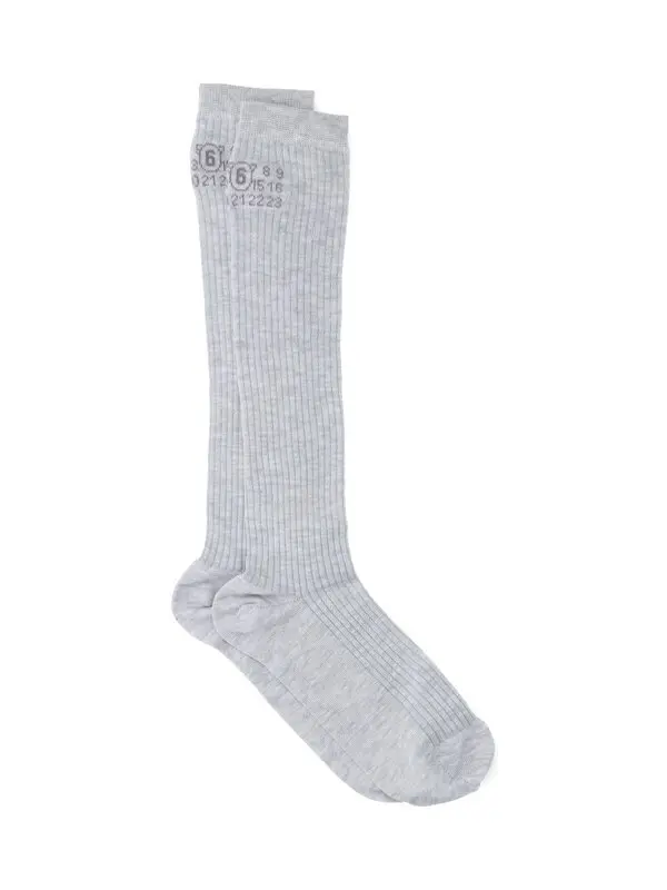 MAISON MARGIELA Numeric Socks - Gray
