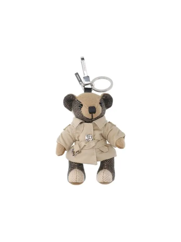 Burberry Charm Keychain Bear "thomas - Beige