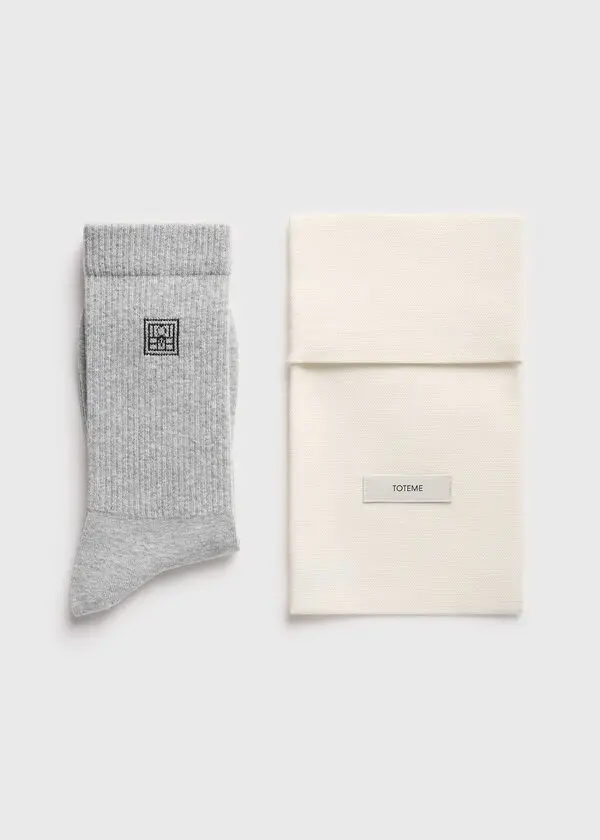 TOTEME Monogram Socks