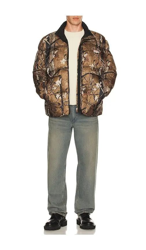 True Religion Padded Camouflage Print Jacket