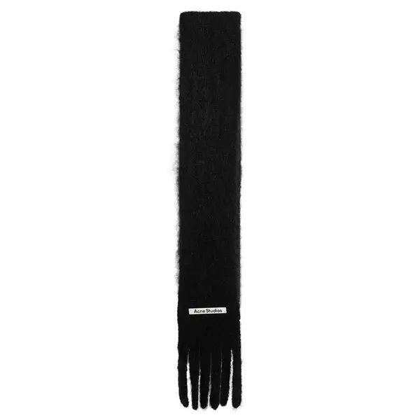 Acne Studios Kinna Skinny Scarf - Black