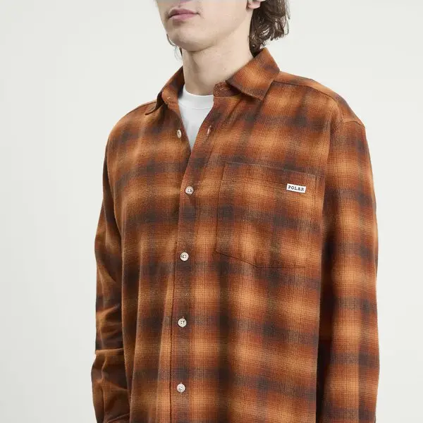 POLAR SKATE CO. Shadow Check Mitchell Shirt