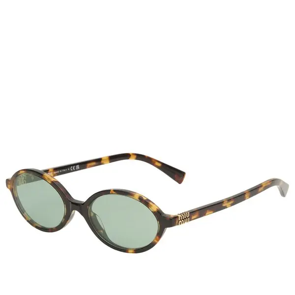 Miu Miu 04zs Sunglasses - Honey Havana/green Mirror