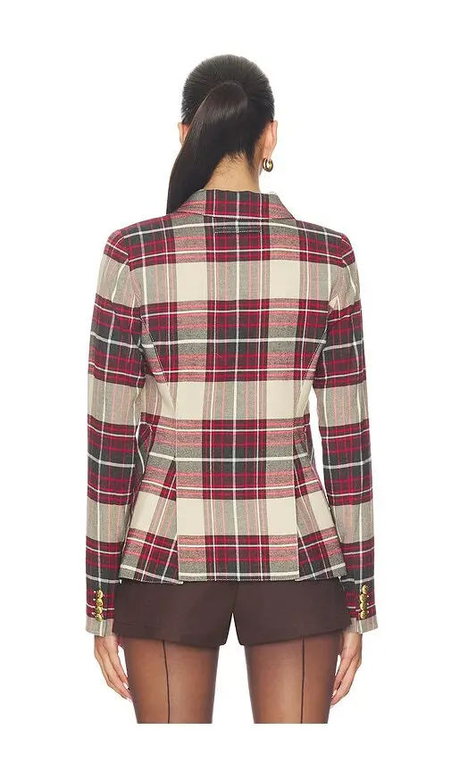 Smythe Patch Pocket Duchess Blazer - Red