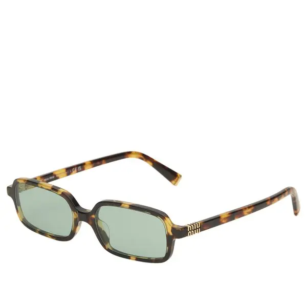 Miu Miu 11zs Regard Sunglasses - Honey Havana/green