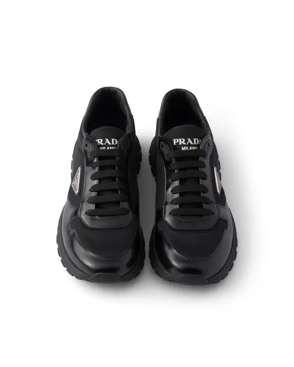 Prada Lace-up Sneakers - Black