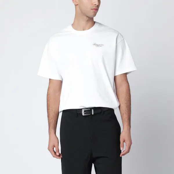 Givenchy Cotton T-shirt With Logo Print - White