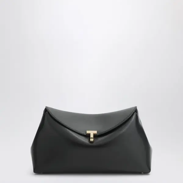 TOTEME Leather T-lock Clutch