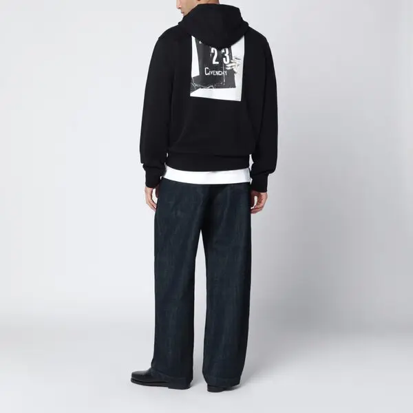 Givenchy Couture Seam Sweatshirt With Clapperboard Print