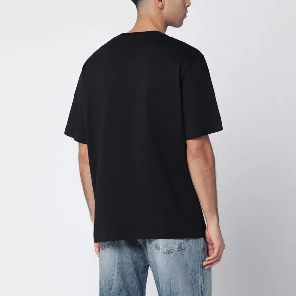 Amiri Cotton T-shirt With Logo Print - Black