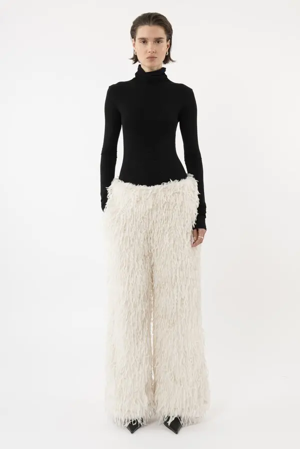 Arakii Oversized Feather Pants
