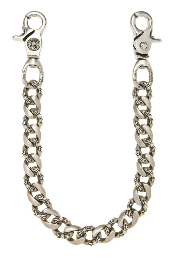 Chrome Hearts Sterling Fancy Link Wallet Chain - Silver