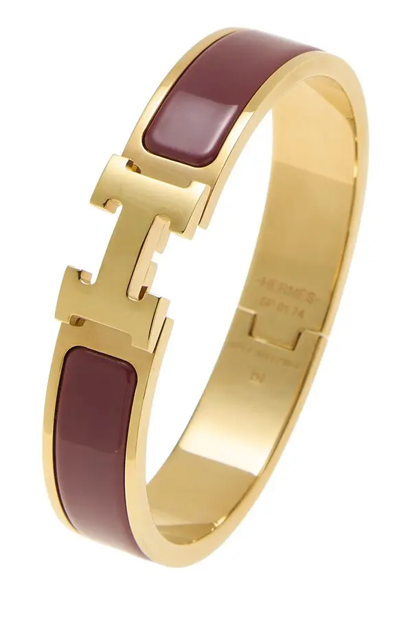 Hermès Clic Clac H Bracelet - Red