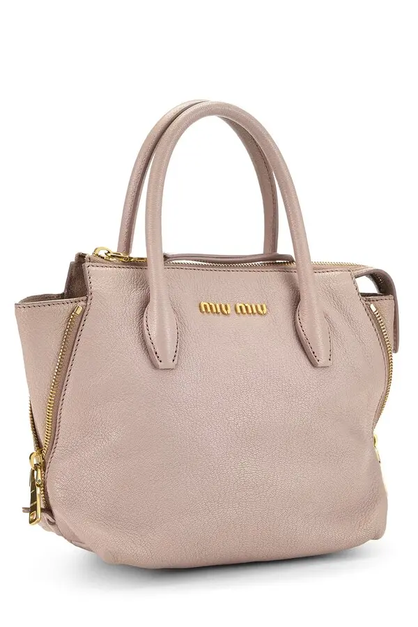 Miu Miu Leather Convertible Handbag