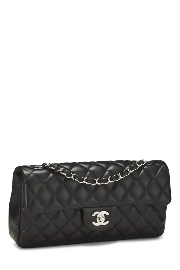 Chanel East/west Lambskin Shoulder Bag