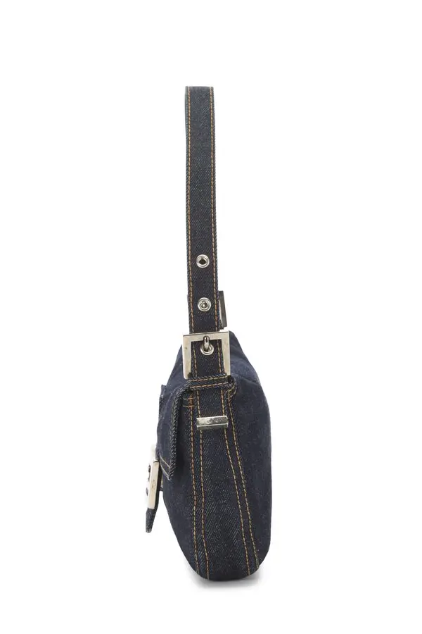 Fendi Denim Baguette - Blue