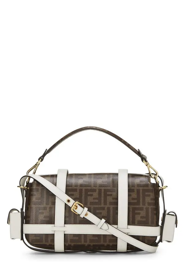 Fendi Coated Cage Baguette - White