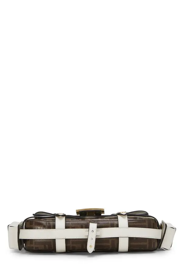 Fendi Coated Cage Baguette - White