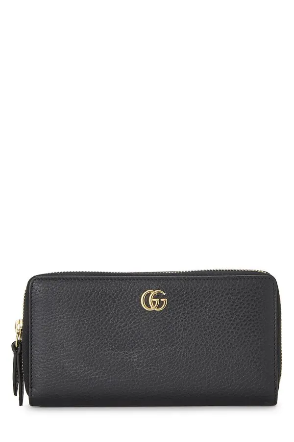 Gucci Gg Zip Around Wallet - Black