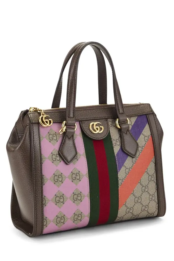 Gucci Gg Supreme Equestrian Ophidia Tote