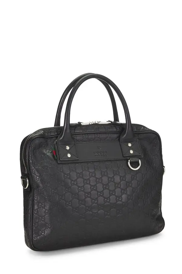 Gucci Rubberized Guccissima Briefcase