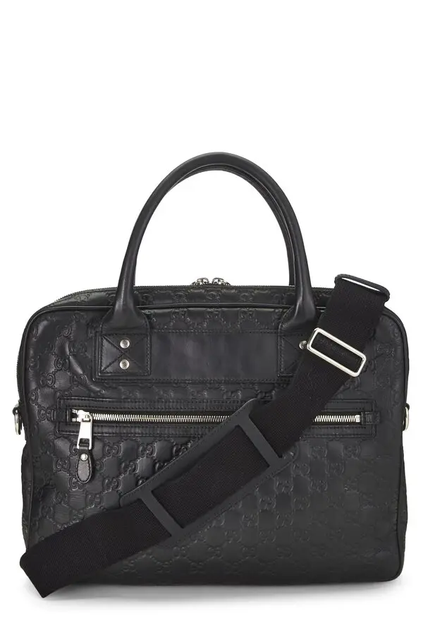 Gucci Rubberized Guccissima Briefcase