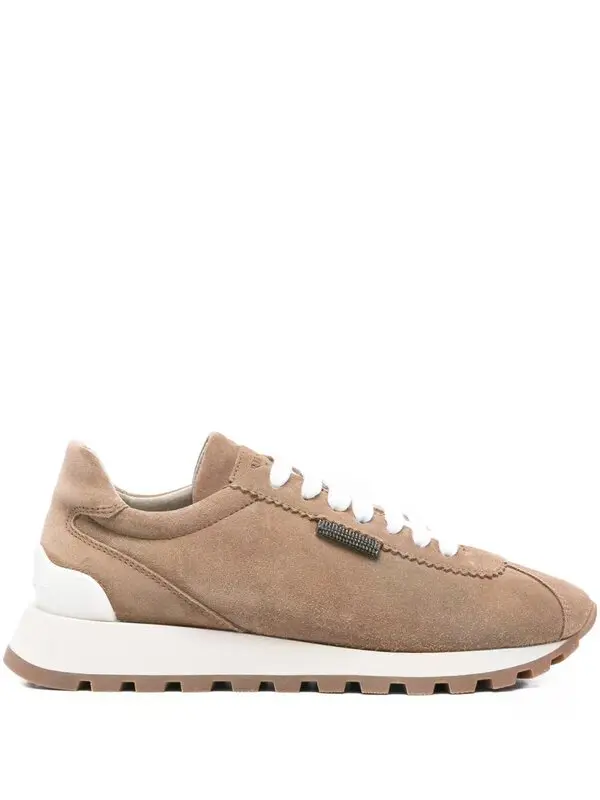 Brunello Cucinelli Lace-up Sneakers - Neutrals