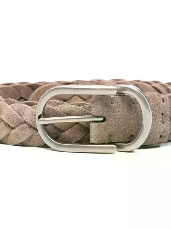 Brunello Cucinelli Braided Leather Belt