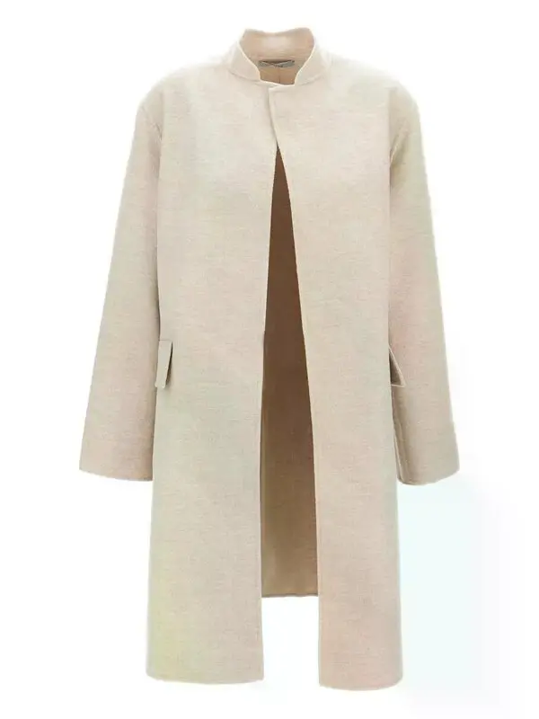 Dusan Flap Pocket Open Front Coat