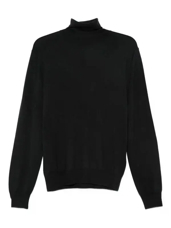 Canali Roll-neck Fine Knit Sweater