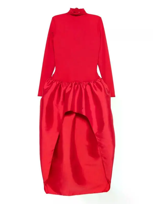 ATU BODY COUTURE Long-sleeve Asymmetric Dress - Red