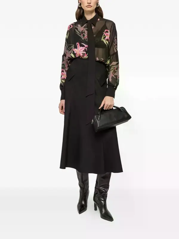 NISSA Floral Tie Blouse