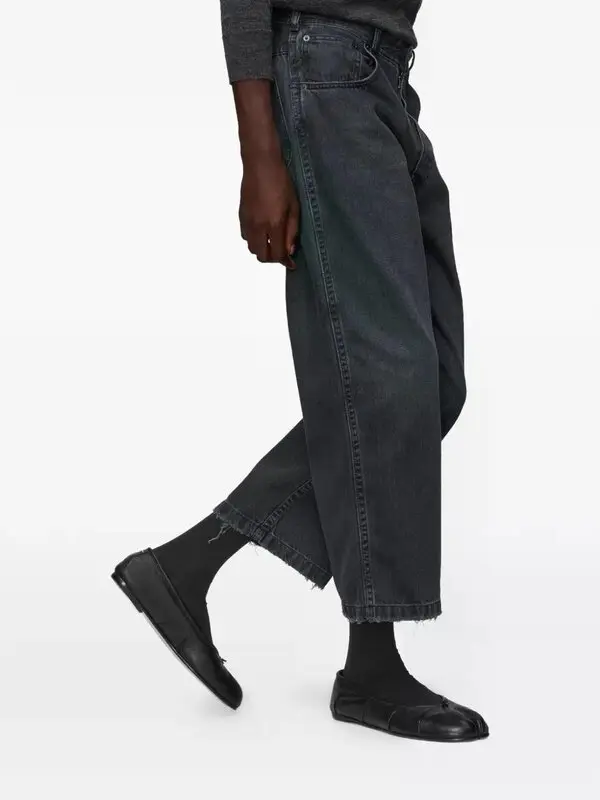 MAISON MARGIELA Frayed Cropped Trousers