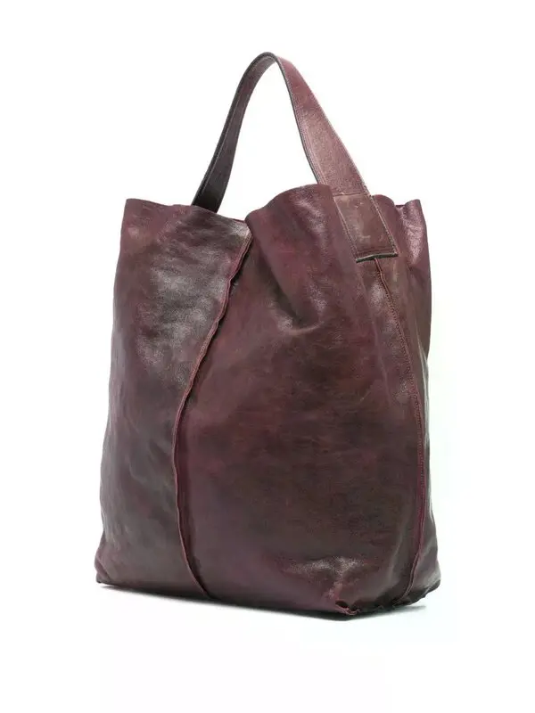 SOMMET Leather Sahara Shoulder Bag - Red